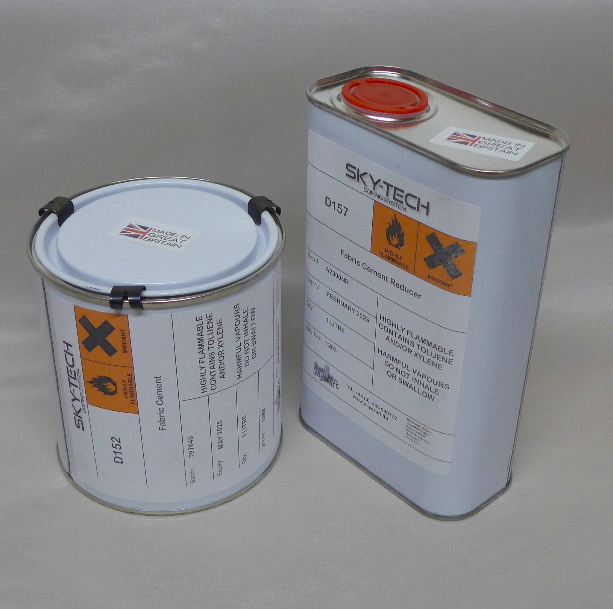 Fabric Cement & Reducer - Sky-Tech Dopes & Solvents – Skycraft Limited