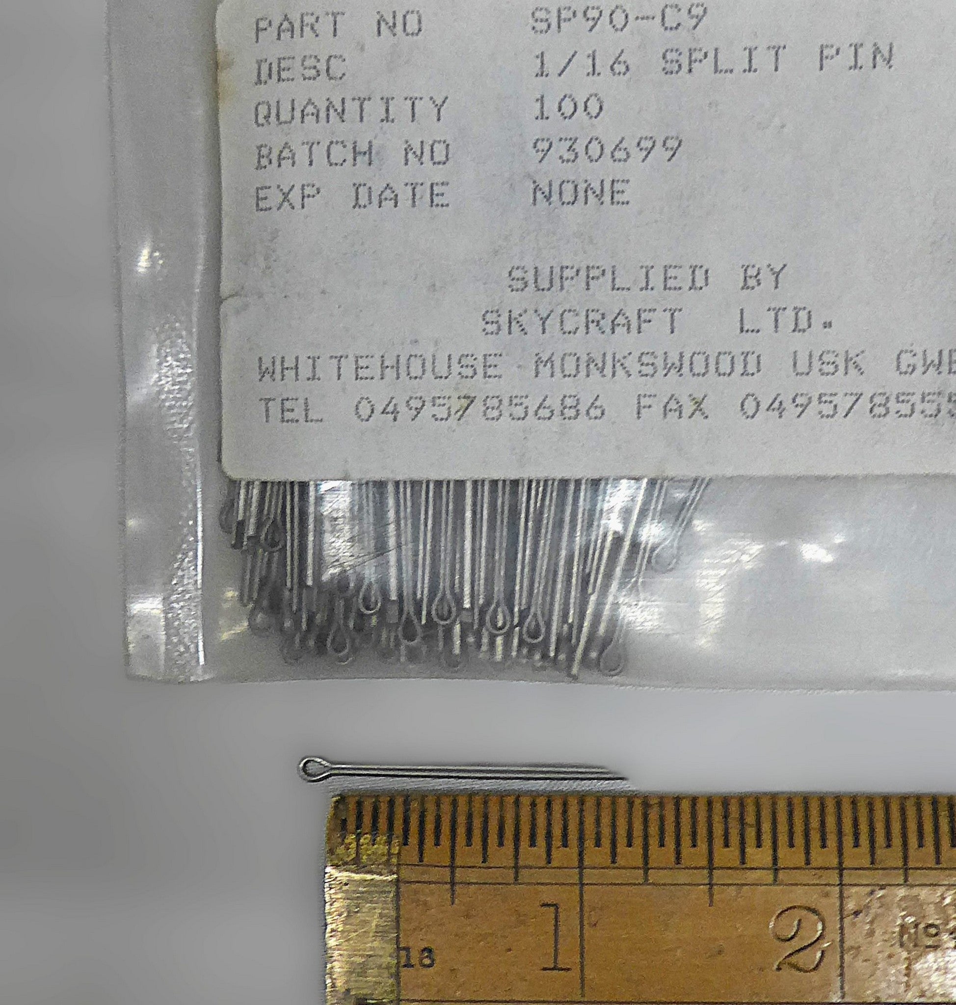 Split Pins - Pins - Hardware - Imperial – Skycraft Limited